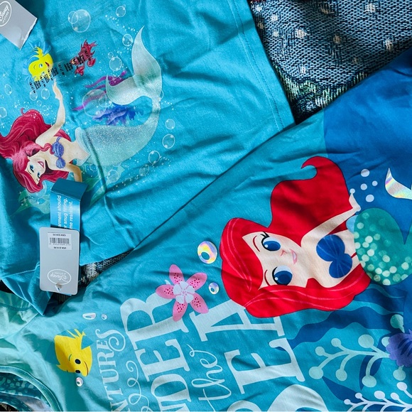 Disney | Other | Two New Disney Mermaid Girls Clothes Size 78 New ...